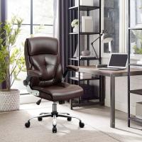 China Metal Type High Back Home Office Desk Chair with Lumbar Support and Linen Fabric for sale