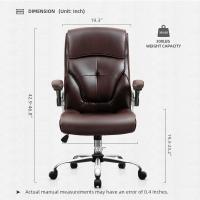 China Metal Type High Back Home Office Desk Chair with Lumbar Support and Linen Fabric for sale