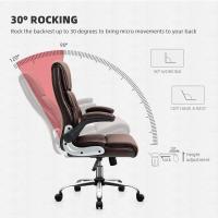 China Metal Type High Back Home Office Desk Chair with Lumbar Support and Linen Fabric for sale