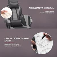 China Modern Design Racing Style Gaming Chair with Footrest and Headrest Customized Color for sale