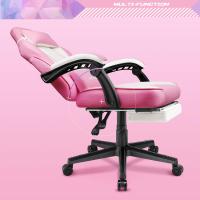 China Customize Racing Style Gaming Chair with Footrest and Headrest 21.7