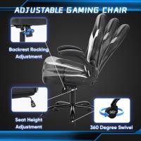 China ALINUNU Big and Tall Computer Gaming Chair with Solid Back and Adjustable Swivel Task for sale