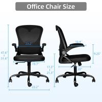 China Flip-up Arms Ergonomic Mesh Office Chair with 360 Swivel and Height Adjustment for sale