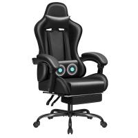 China Synthetic Leather Racing Gaming Chair with Massage Lumbar Support and 360 Swivel Seat for sale