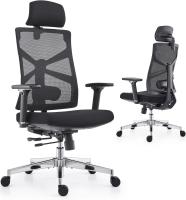 China Solid Back High Back Computer Desk Chair with Adaptive Backrest and Y Mail Packing for sale