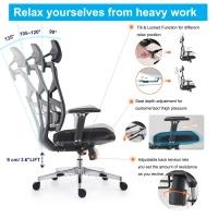 China Solid Back High Back Computer Desk Chair with Adaptive Backrest and Y Mail Packing for sale