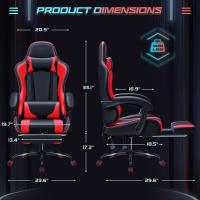 China Modern Design ALINUNU Gaming Chair with Massage Lumbar Support and 360 Swivel Seat for sale