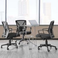 China Iron Office Chair with Flip-up Armrests and Maximum Weight Recommendation 275 Pounds for sale
