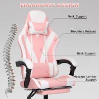 China Mail Packing Ergonomic Racing Gaming Chair with Footrest and Aluminum Metal Type for sale
