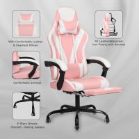 China Mail Packing Ergonomic Racing Gaming Chair with Footrest and Aluminum Metal Type for sale