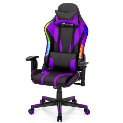 China ALINUNU Racing Ergonomic Gaming Chair with Adjustable Lumbar Support and Sponge Padding for sale