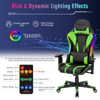 China Adjustable Lumbar Support Racing Ergonomic Gaming Chair for Adults ALINUNU RGB Chair for sale