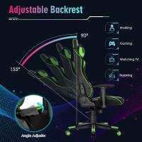 China Adjustable Lumbar Support Racing Ergonomic Gaming Chair for Adults ALINUNU RGB Chair for sale