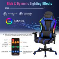 China ALINUNU Metal Type Aluminum Racing Ergonomic Gaming Chair with Adjustable Lumbar Support for sale