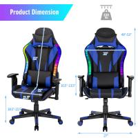 China ALINUNU Metal Type Aluminum Racing Ergonomic Gaming Chair with Adjustable Lumbar Support for sale