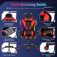 China Upgrade Your Gaming Chair to ALINUNU Swivel Chair with RGB LED Lights Ergonomic Design for sale