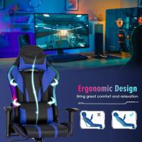 China Synthetic Leather RGB Gaming Chair with RGB LED Lights 27