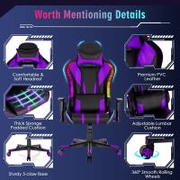 China Upgrade Your Gaming Setup with ALINUNU Swivel Chair Modern Design and RGB LED Lights for sale