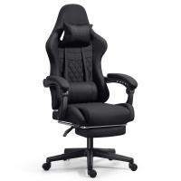 China Ergonomic Adjustable Desk Computer Gaming Chair with Footrest Massage Customized Color for sale