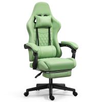 China Ergonomic Gaming Chair with Footrest and Massage Maximum Weight Recommendation 300 Pounds for sale