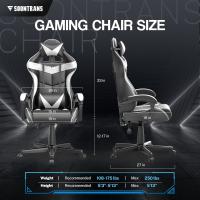 China Mail Packing Ergonomic Gamer Chair with Massage and Comfortable Design for sale