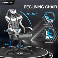 China Mail Packing Ergonomic Gamer Chair with Massage and Comfortable Design for sale