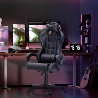China Ergonomic Gamer Chair with Massage Adjustable Height and Item Weight 14.3 Pounds for sale