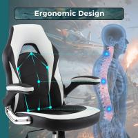 China Metal Type Iron Ergonomic Computer Gaming Chair with Adjustable Height for sale