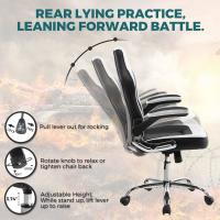 China Metal Type Iron Ergonomic Computer Gaming Chair with Adjustable Height for sale