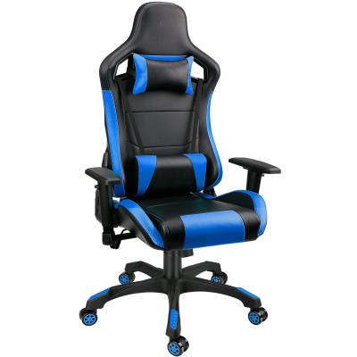 China Customized Color Computer Office Gaming Chair High Back PU Leather Swivel Racing Style for sale