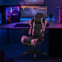 China Modern Design Adjustable Lumbar Support Ergonomic Computer Racing Chair with Footrest for sale