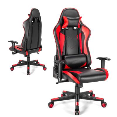 China Adjustable Ergonomic Racing Gaming Chair with Lumbar Support and Height Adjustment for sale