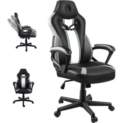 China Synthetic Leather Racing Gaming Chair for Adults Adjustable Height and Lumbar Support for sale