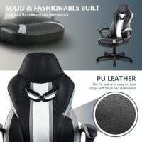 China Synthetic Leather Racing Gaming Chair for Adults Adjustable Height and Lumbar Support for sale