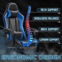 China ALINUNU Video Racing Gaming Chair Swivel Seat and Headrest Ergonomic Computer Chair for sale