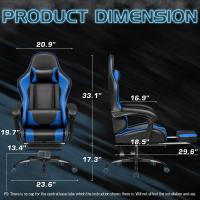 China ALINUNU Video Racing Gaming Chair Swivel Seat and Headrest Ergonomic Computer Chair for sale