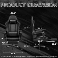 China Home Office ALINUNU Video Racing Gaming Chair with Swivel Seat and Headrest for sale