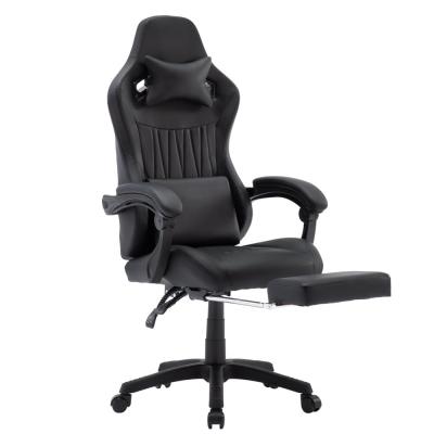 China Adjustable Height Ergonomic Swivel Gaming Chair with Headrest and Lumbar Support for sale