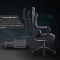 China Adjustable Height Ergonomic Swivel Gaming Chair with Headrest and Lumbar Support for sale