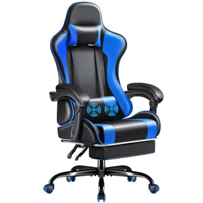 China OEM ODM Racing Computer Video Game Chair with Footrest and Headrest in Customized Color for sale