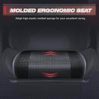 China Adjustable Racing Computer Video Game Chair with Footrest and Massage Lumbar Support for sale