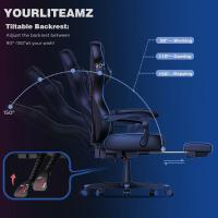 China Functional Mechanism Alinunu Gaming Chair with Footrest Headrest and Lumbar Support for sale