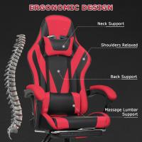 China ALINUNU Direct High Back Gaming Chair with Footrest in Customized Color and Aluminum for sale