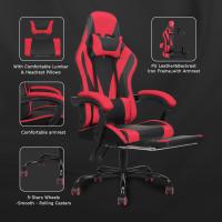 China ALINUNU Direct High Back Gaming Chair with Footrest in Customized Color and Aluminum for sale