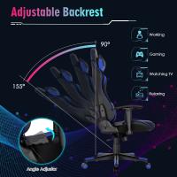 China Customize Ergonomic Video Gaming Chair with RGB LED Lights and Adjustable Design for sale