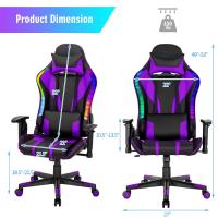 China Experience Comfort and Style with ALINUNU's Swivel Gaming Chair Featuring RGB LEDs for sale