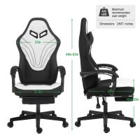 China Home Office Gaming Chair with Footrest and Product Dimensions 25