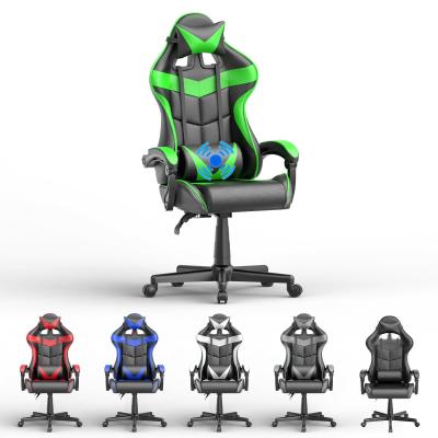 China 360 Swivel Height Adjustable Recliner Gamer Chair with Massage and Comfort for sale