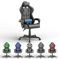 China Directly Supply Modern Style Ergonomic Gamer Chair with Massage and Synthetic Leather for sale