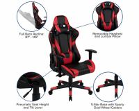 China Racing Gaming Chair with Ergonomic Design and Product Dimensions of 29